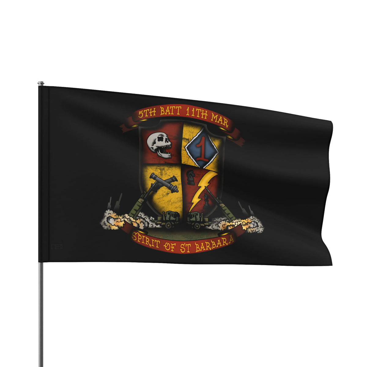 5/11 "The Spirit of St. Barbara" - Flag – Ben Cantwell Art