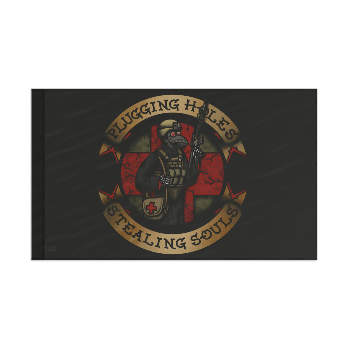 Pluggin' Holes and Stealin' Souls - Remastered - Flag – Ben Cantwell Art