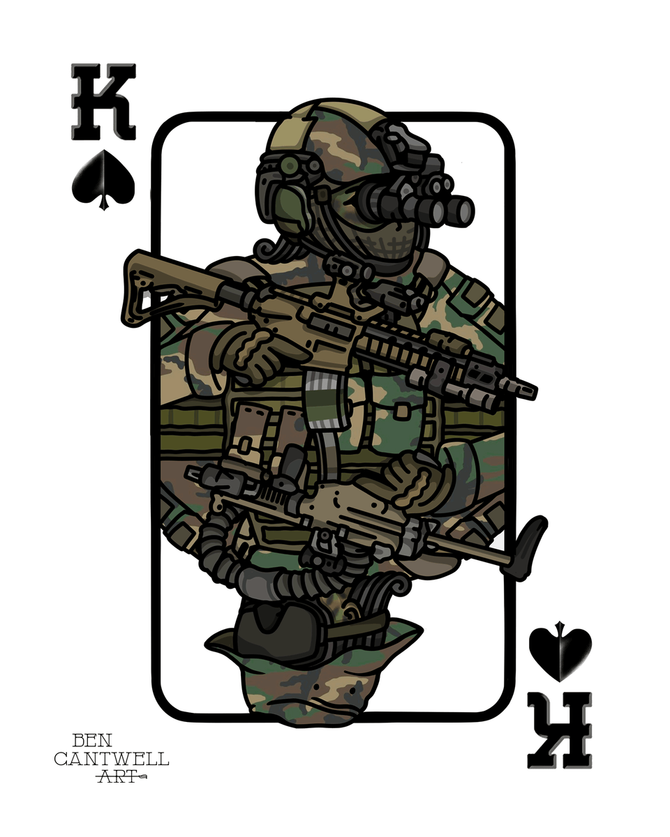 Special Forces King Of Aces Ben Cantwell Art