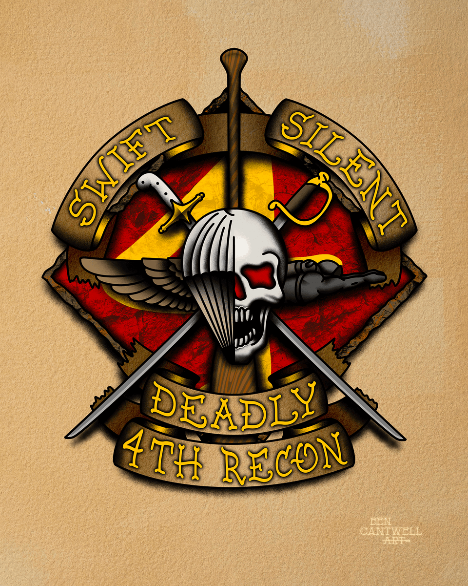 4th Reconnaissance Battalion – Ben Cantwell Art