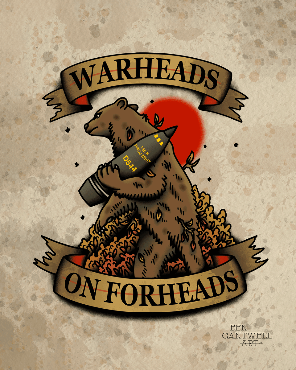 Warheads on Foreheads – Ben Cantwell Art