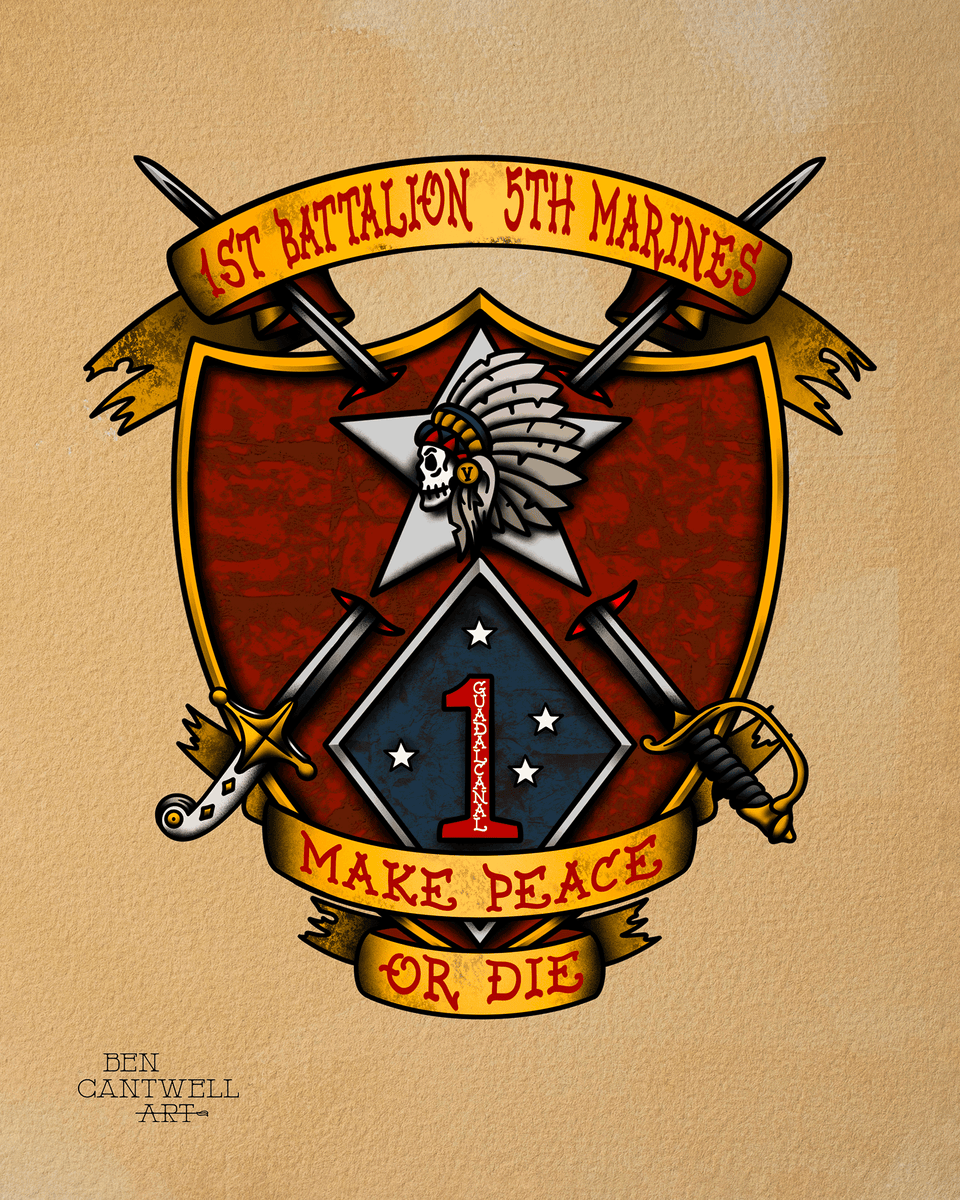 1/5 Geronimo Make Peace or Die – Ben Cantwell Art