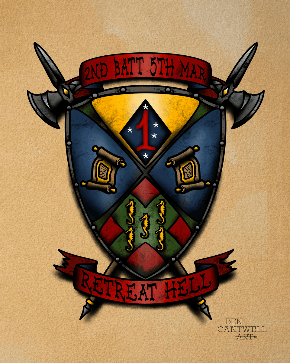 2/5 Retreat Hell – Ben Cantwell Art