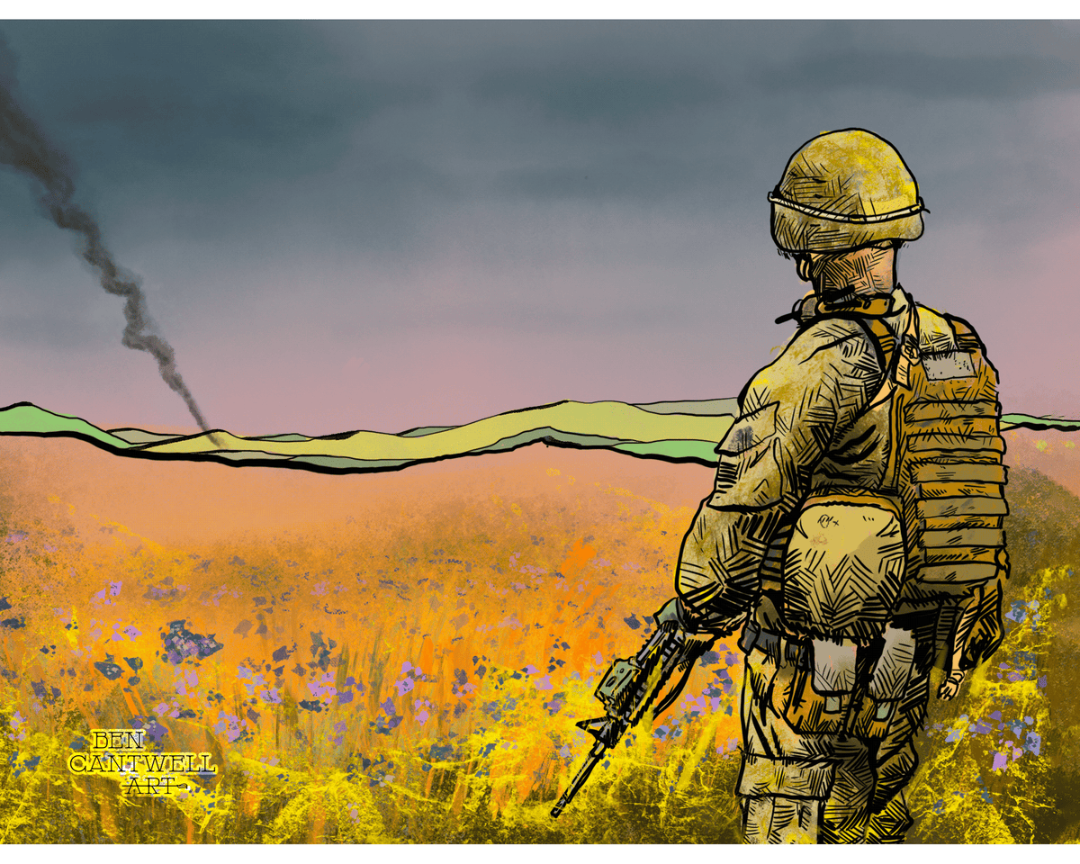 First Responder - Soldier – Ben Cantwell Art